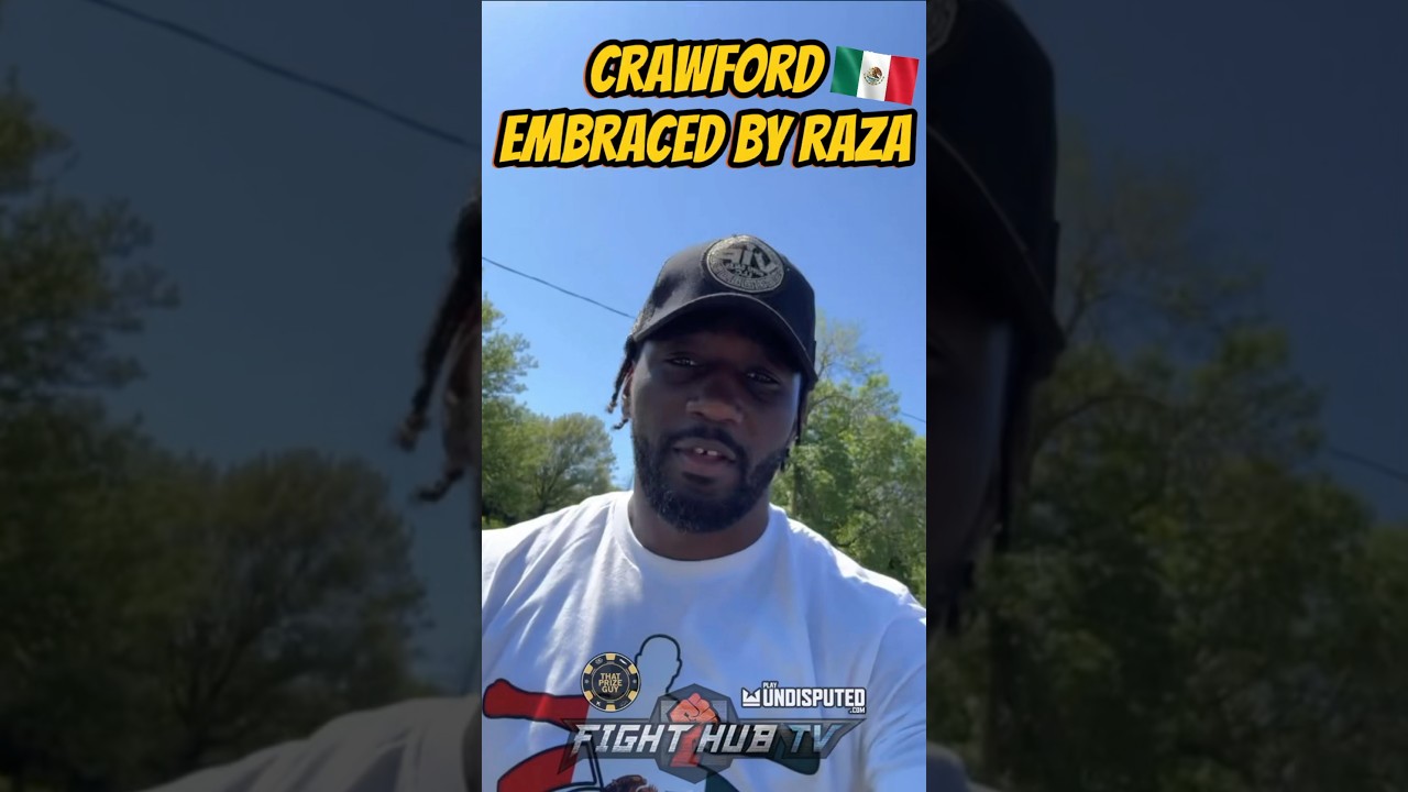 Terence Crawford at MEXICAN PARADE with fans TURNIN UP.