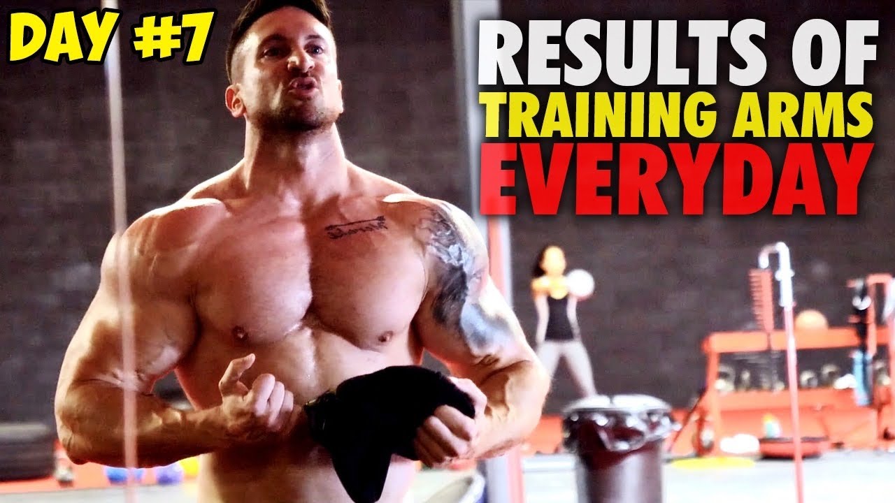 See results from training arms every day for one week