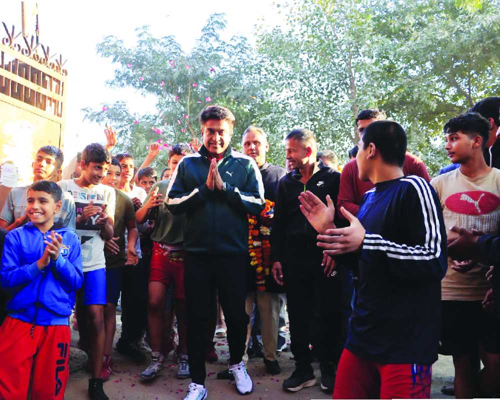 NDMC vice-chairman Chahal visits Virender Akhara to boost wrestling talent