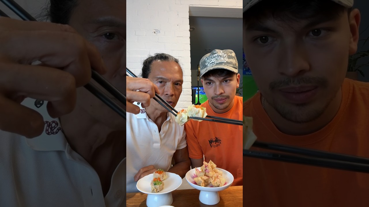 Iron chef dad makes dim sum!🥟