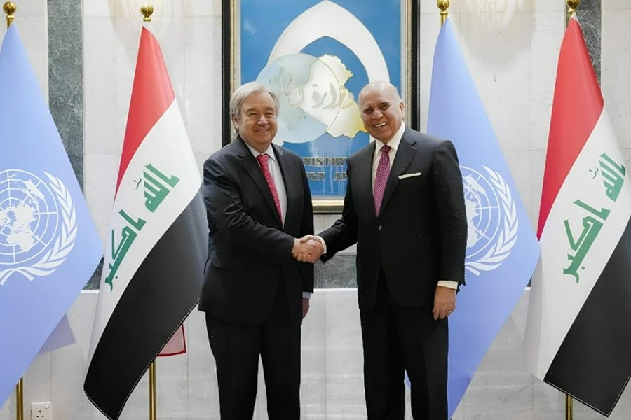 Guterres acte la fin de la mission de l'ONU en Irak