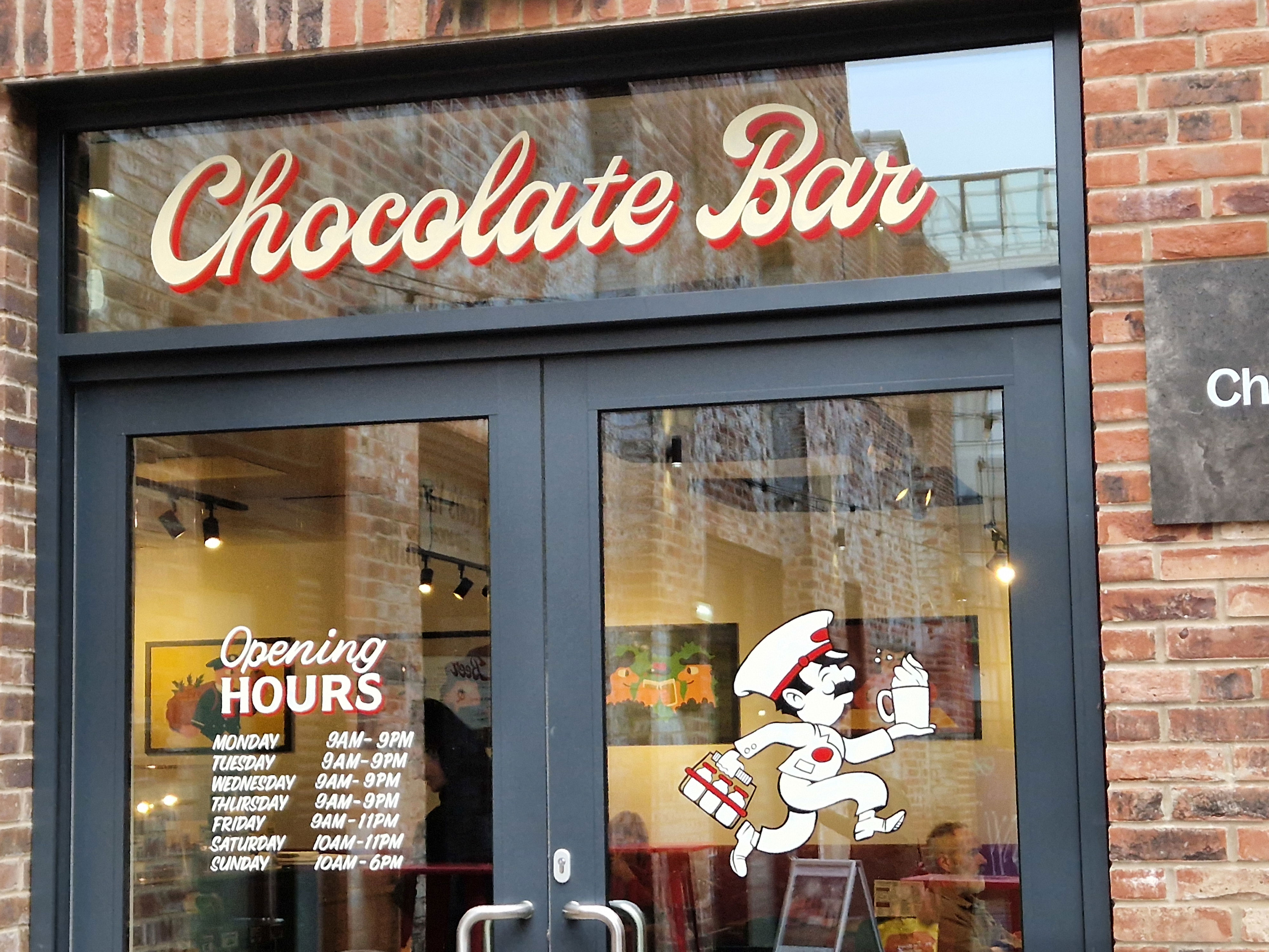 Chocolate bar by Bullion, Sheffield: I went to an all-day cafe where ...