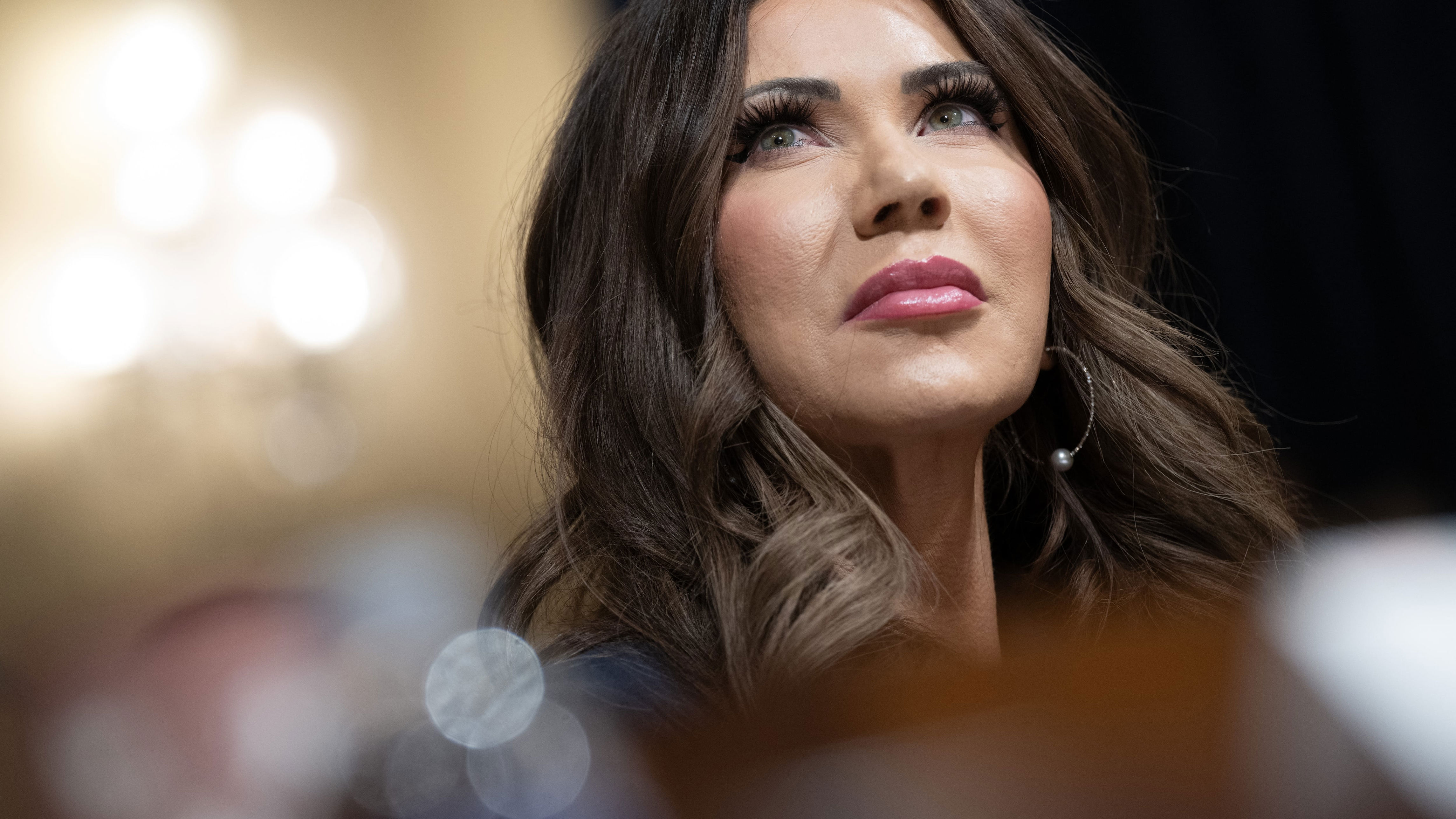 Paranoid ICE Barbie desperately trying to dodge Trump’s wrath