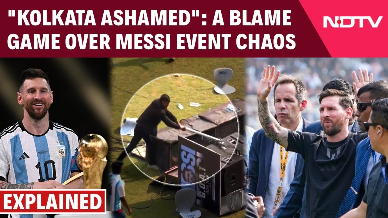 Messi in India news | "Kolkata ashamed": A blame game over Messi event ...