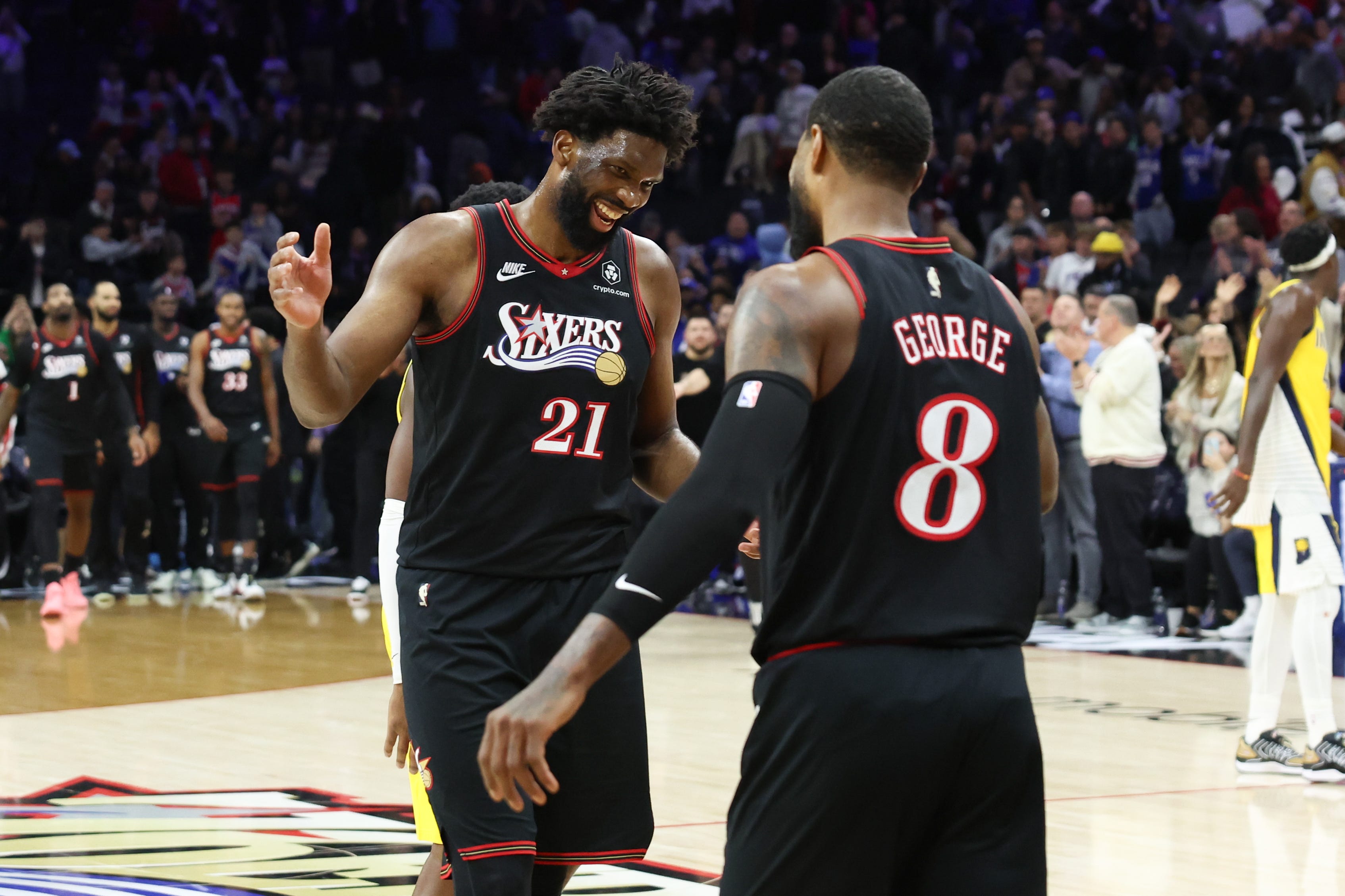 Nick Nurse Evaluates Joel Embiid Paul George Minutes Vs Pacers 9864