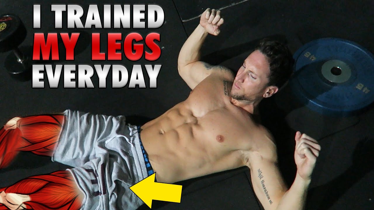See results after training legs daily for thirty days straight