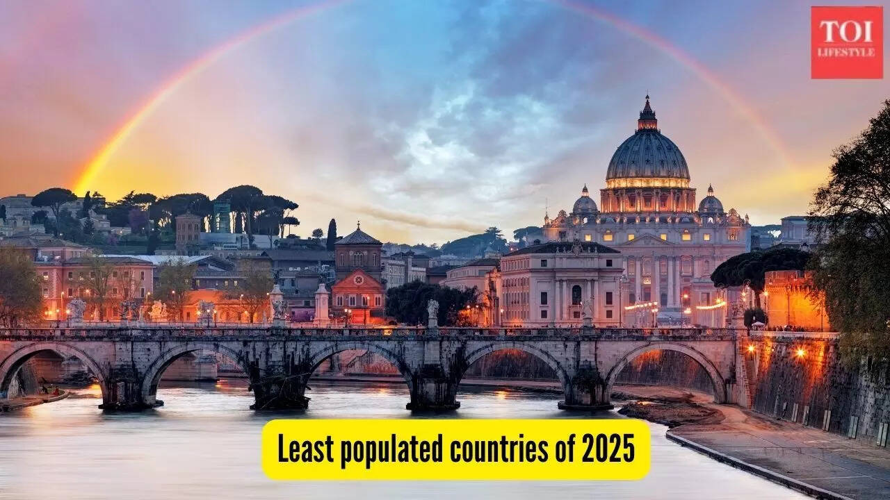 9 least populated countries of 2025