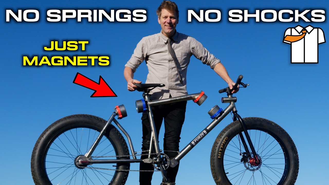 The magnet suspension bike