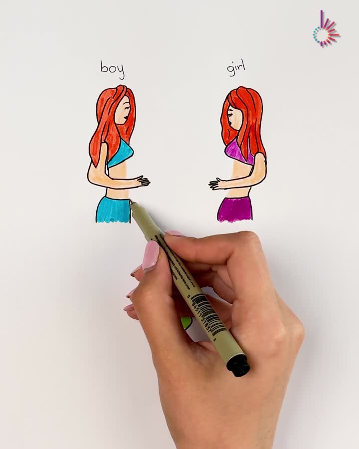 This trick predicts baby gender👀