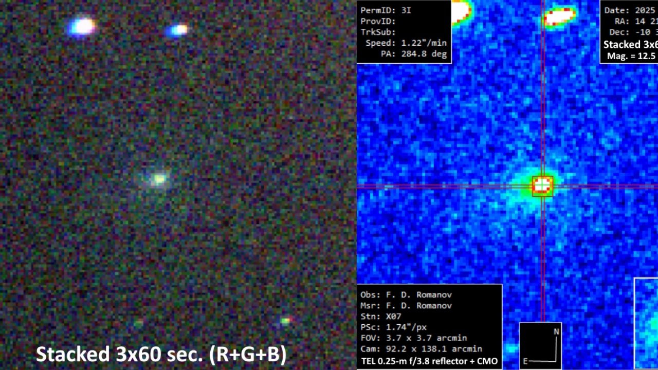 NASA says a passing interstellar comet carries life-building blocks