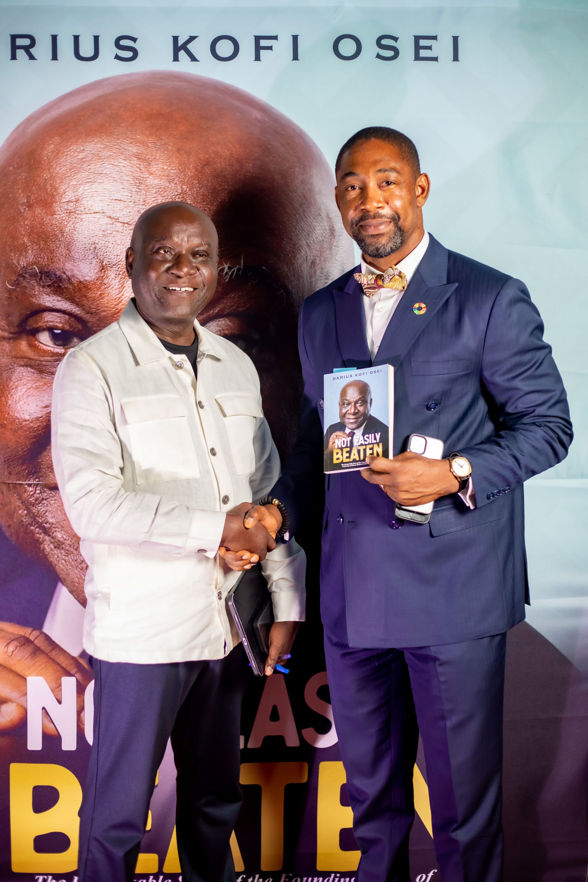 Not easily beaten: A night of inspiration as Dr. Darius Osei launches ...