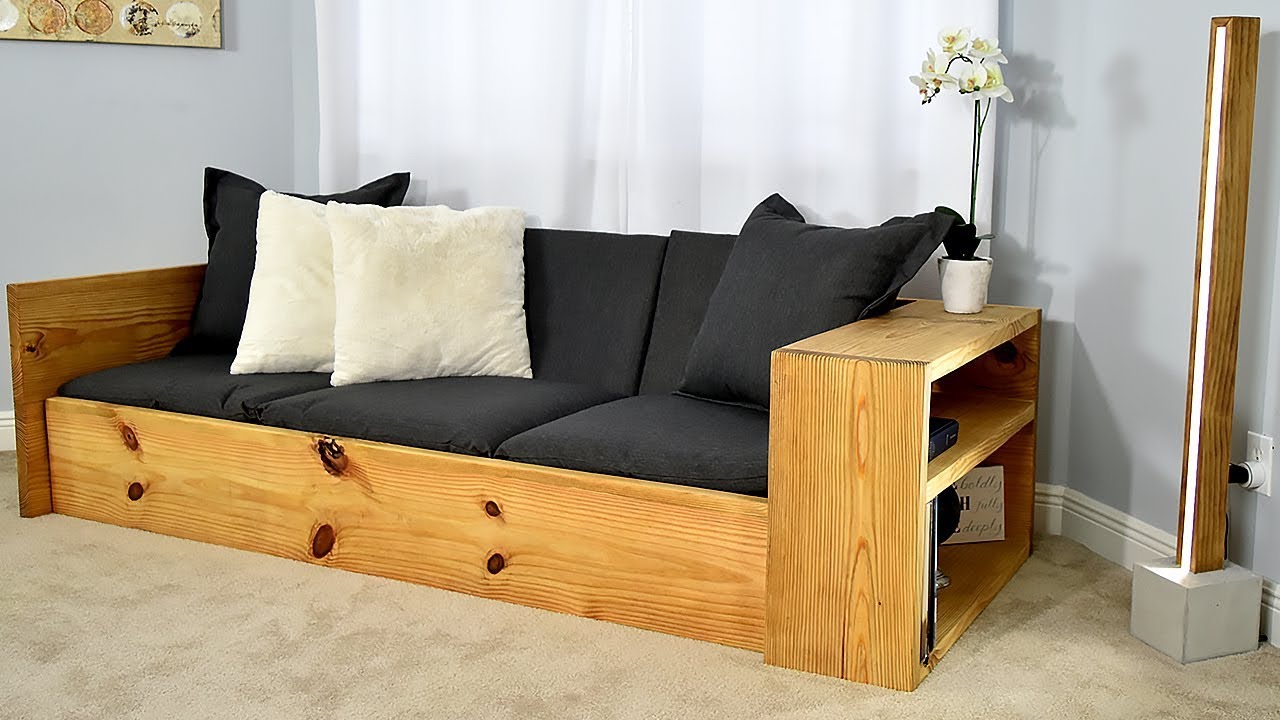 Turn any sofa into a twin or full-size bed - DIY tutorial