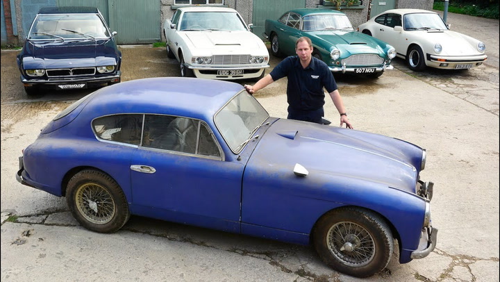 Rare 1955 Aston Martin found in storage after 50 years