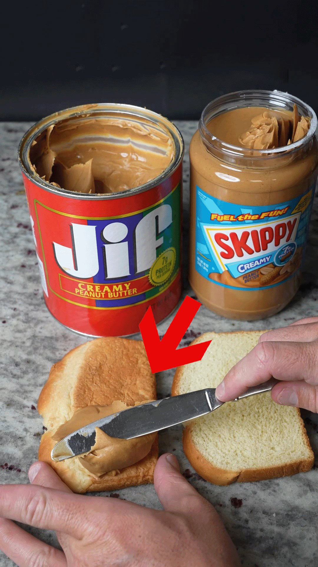 Peanut butter food test!