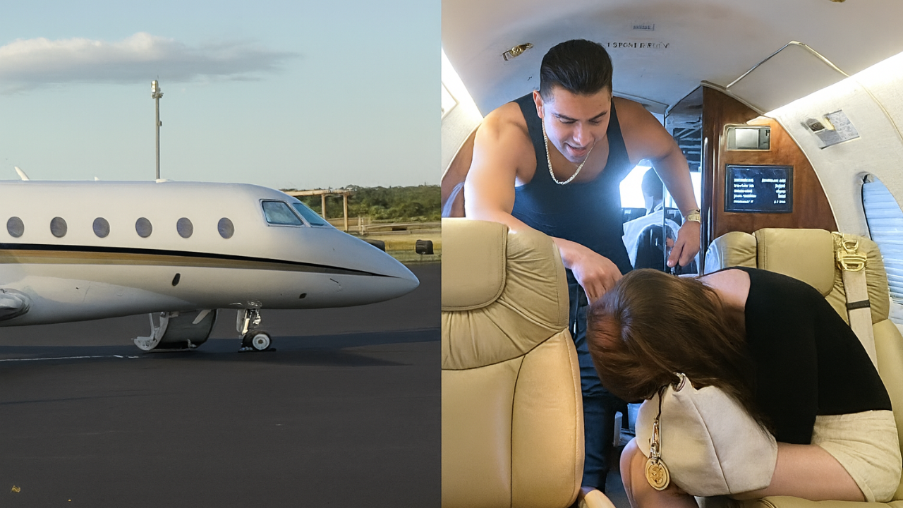 Rejected until the private jet showed up