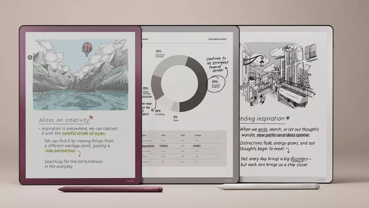 Amazon launches its first AI-powered ever colour Kindle Scribe: Price ...