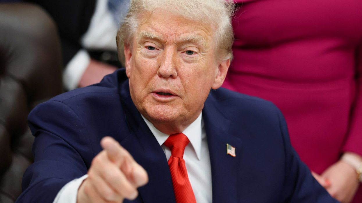 Trump warns female reporter to 'be nice' and calls her 'very aggressive'