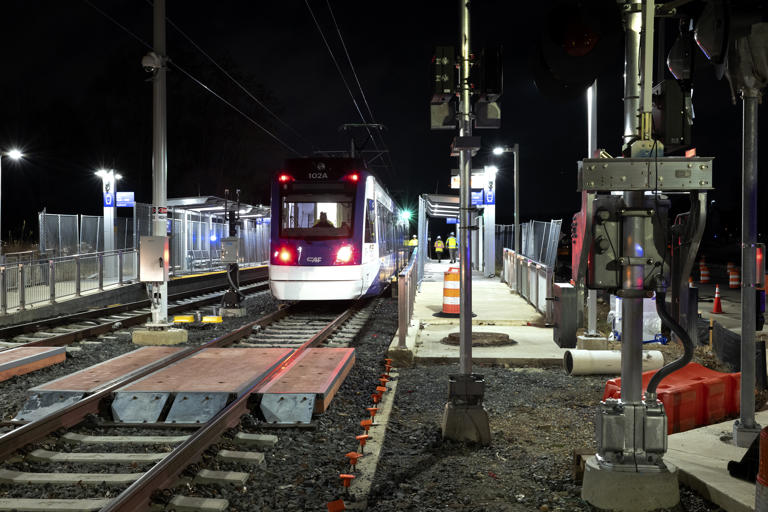 What the new Purple Line looks like in action