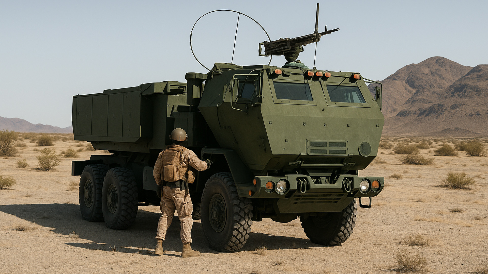 Marines conduct HIMARS night live-fire during SLTE 4-25