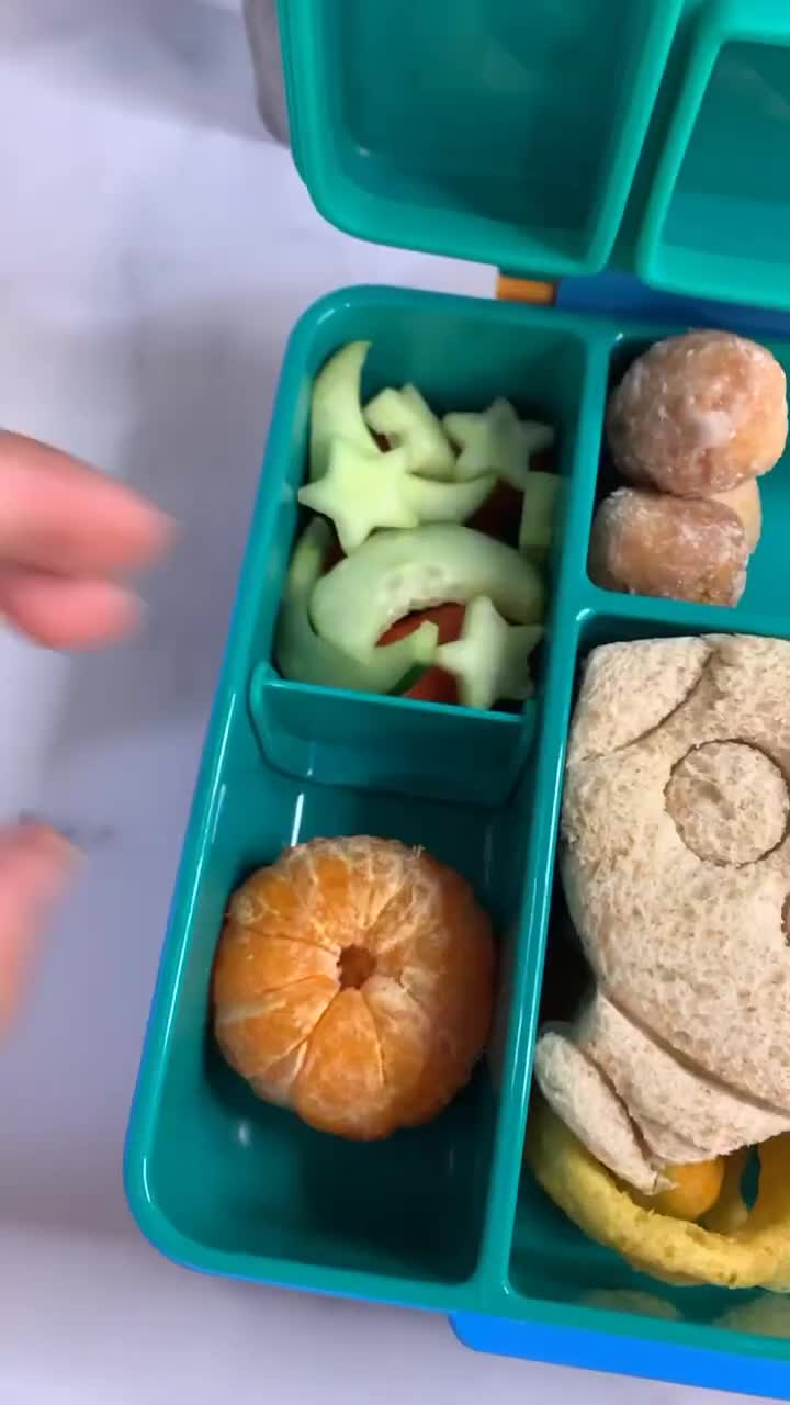 Sandwich school lunch idea fun | Rocket space themed lunch | #Shorts # ...
