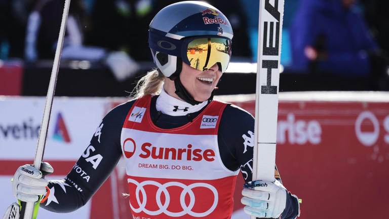 Lindsey Vonn places second at World Cup day after becoming oldest winner