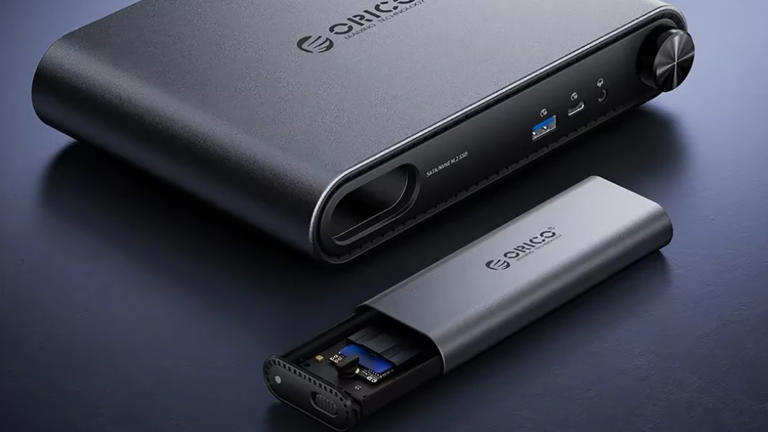 Orico’s PTM docks include sliding M.2 trays and varied port layouts