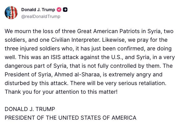Three Americans killed by terror group Trump claimed he 'defeated'