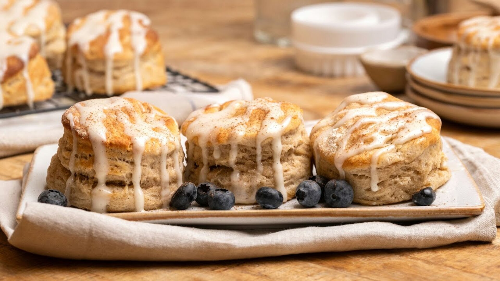 Easy flaky cinnamon biscuits recipe