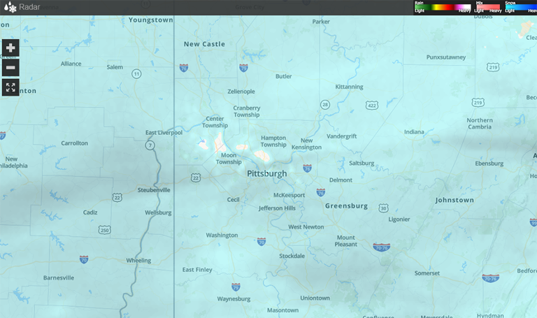 Interactive radar: Track the snow in your area