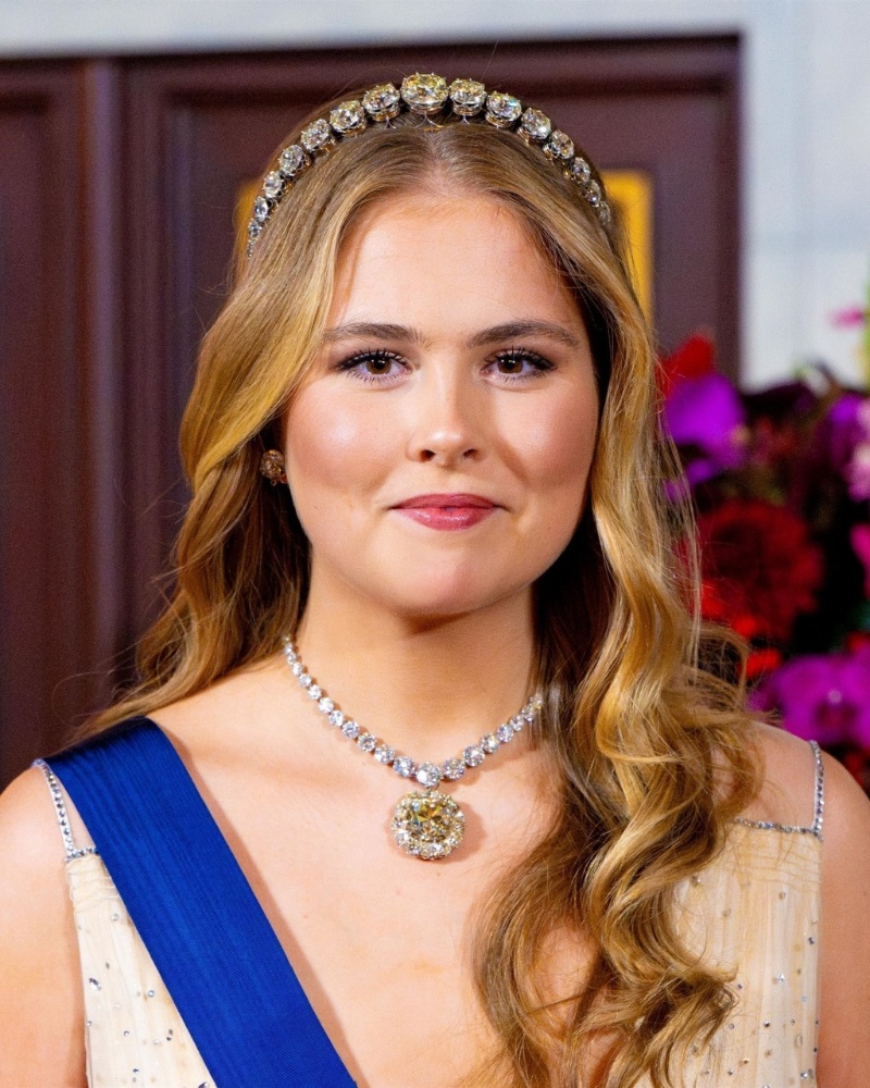 The dazzling style of Princess Amalia of the Netherlands: 100-carat ...