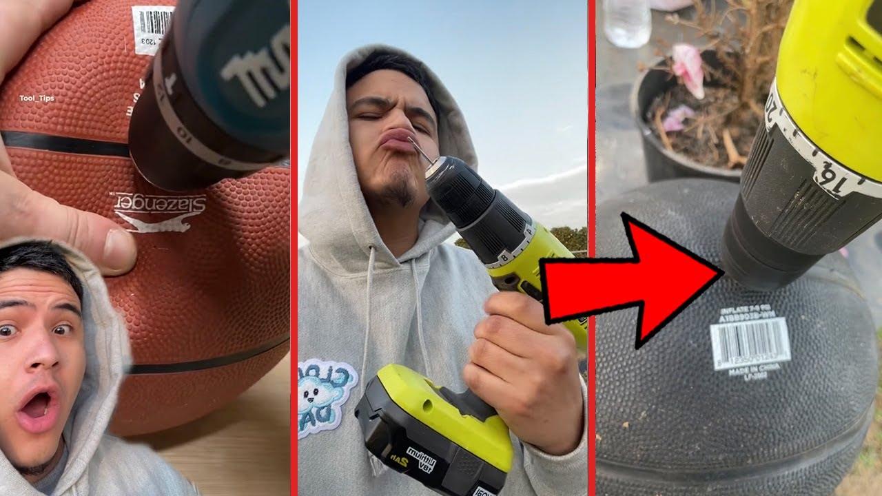 How I inflated a basketball