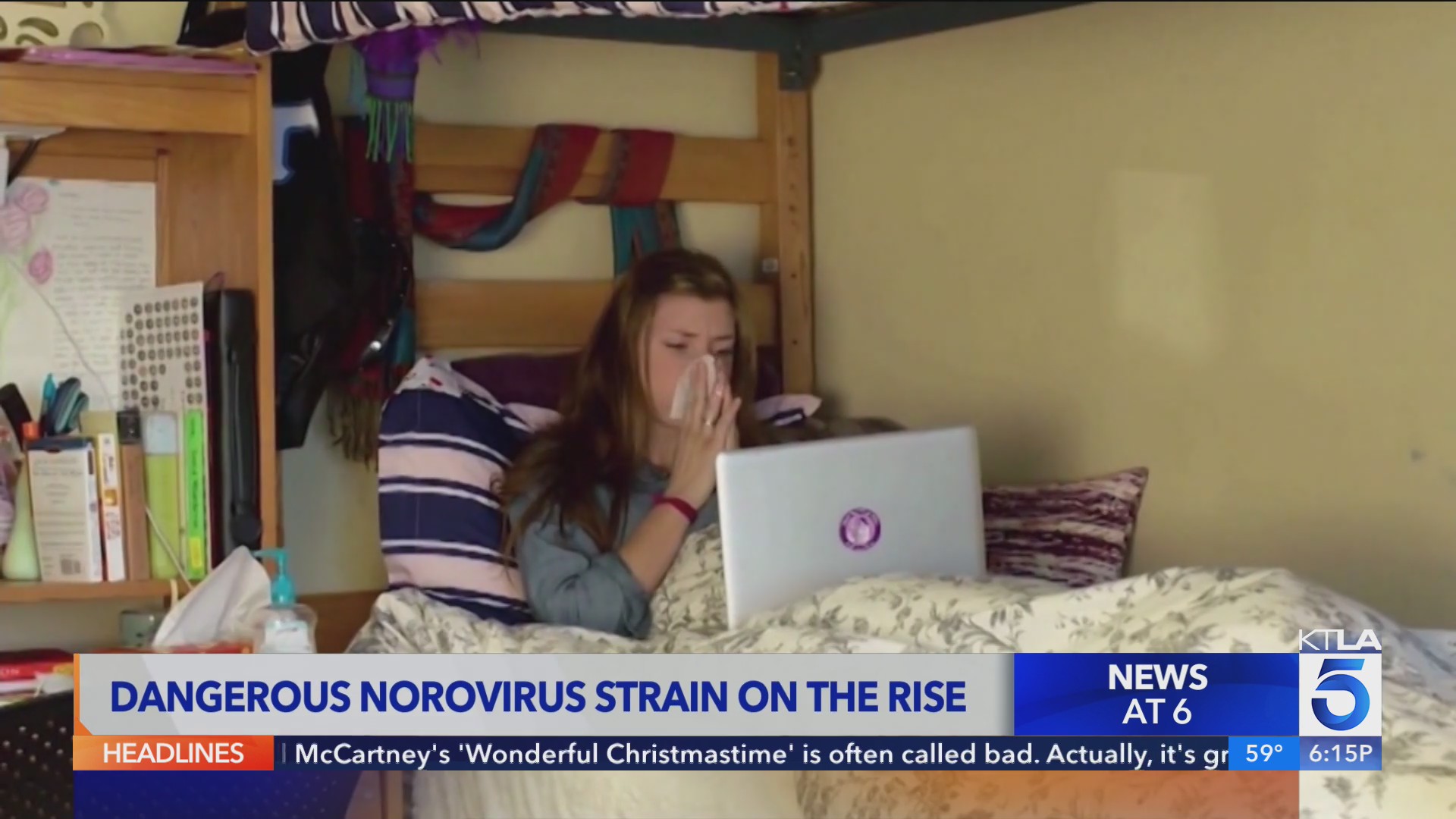 Dangerous norovirus strain on the rise in SoCal