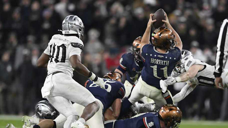 Three wild sequences that changed the course of Army-Navy game