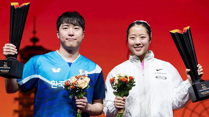 탁구 신유빈, 분주한 연말연시… '유소년 축제' 이어 내년 WTT 준비