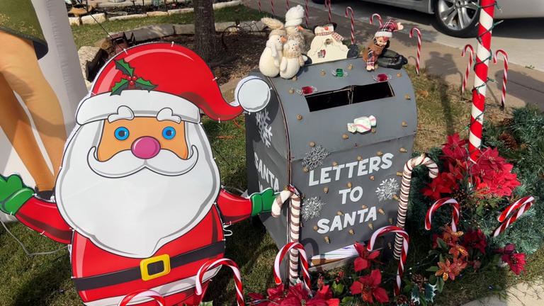 Buda woman spreading holiday cheer through 'Letters to Santa' mailbox