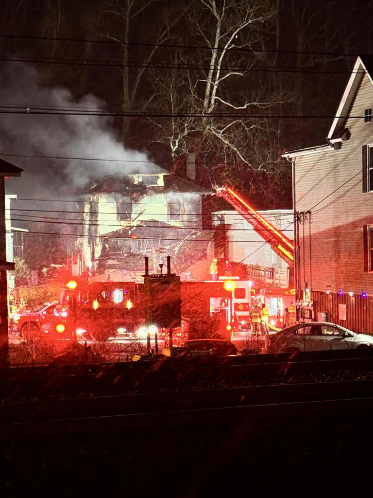Crews at scene of active structure fire