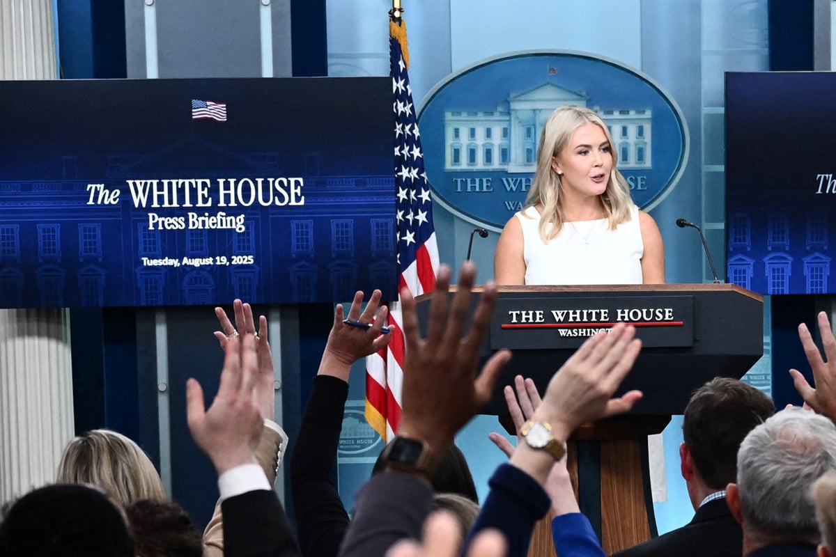 Trump's press secretary shares post blaming "demonic force" for ...