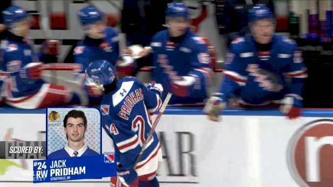 Chicago Blackhawks prospect Jack Pridham scores first OHL hat trick for ...