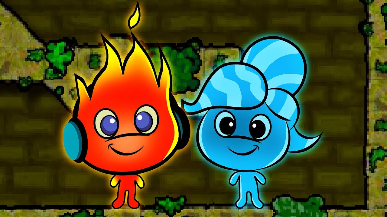 Ganhei poderes de fogo e água! - Fireboy and Watergirl