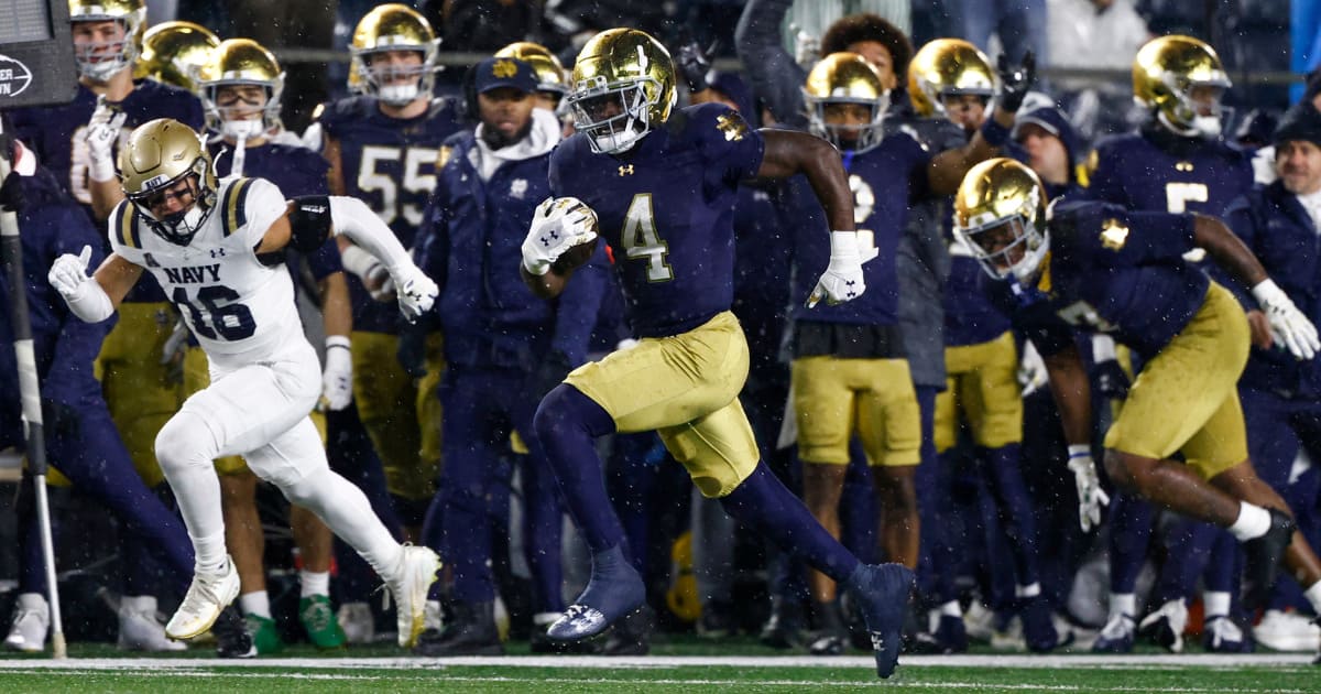 Notre Dame running back Jeremiyah Love finishes third for Heisman Trophy