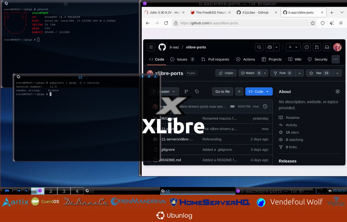 Distros GNU/Linux y BSD con soporte para XLibre a probar este 2026