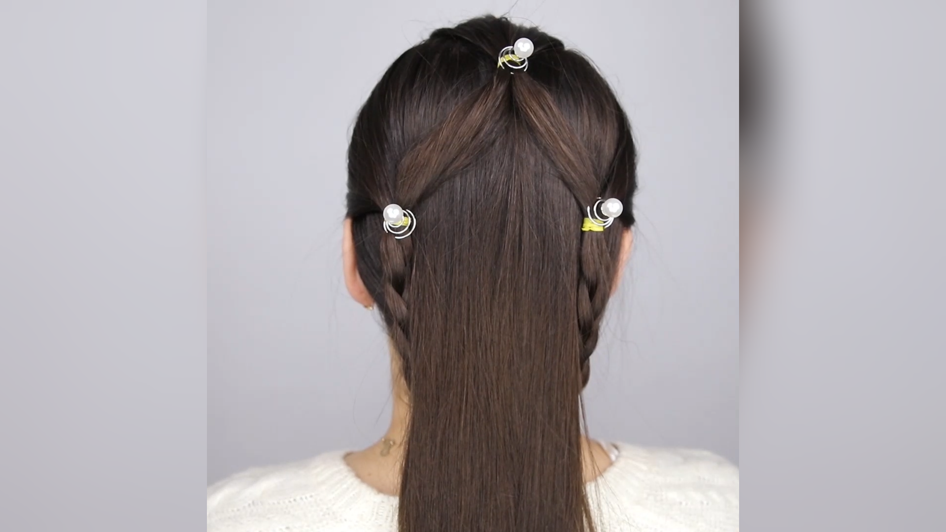 Long hair styling with stunning results