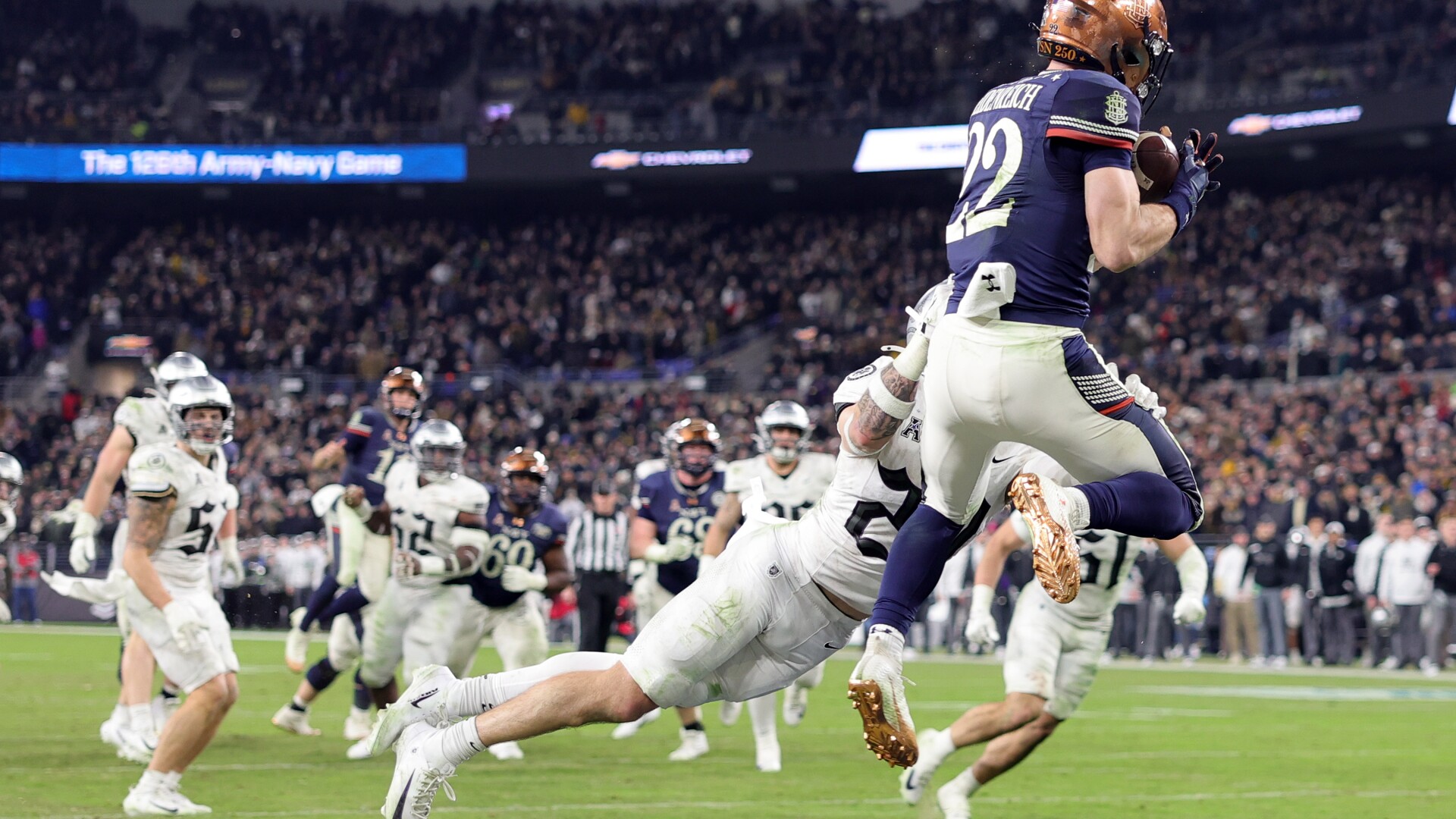 Horvath to Heidenreich on 4th-and-goal leads No. 22 Navy to a 17-16 win ...