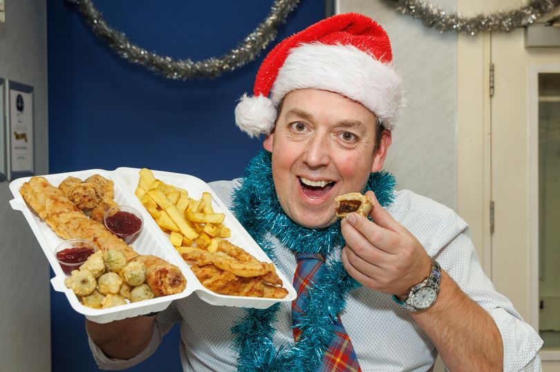 An award-winning Scots chip shop offers a full deep fried Christmas dinner