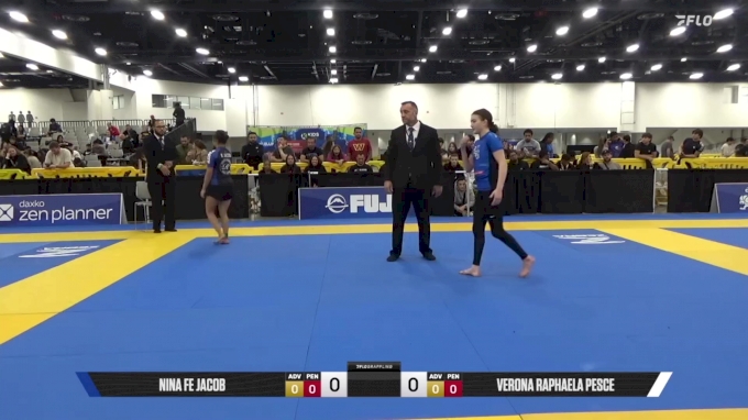 Verona Raphaela Pesce vs Nina Fe Jacob 2025 World IBJJF Jiu-Jitsu No-Gi ...