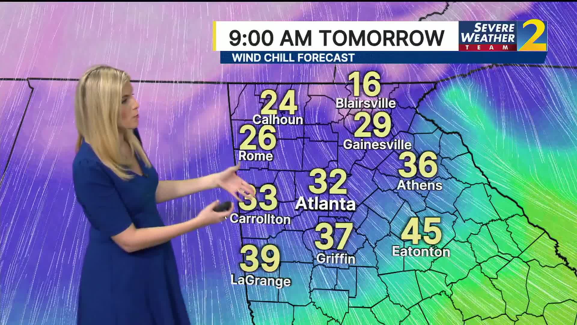 Major Arctic blast moving in Sunday
