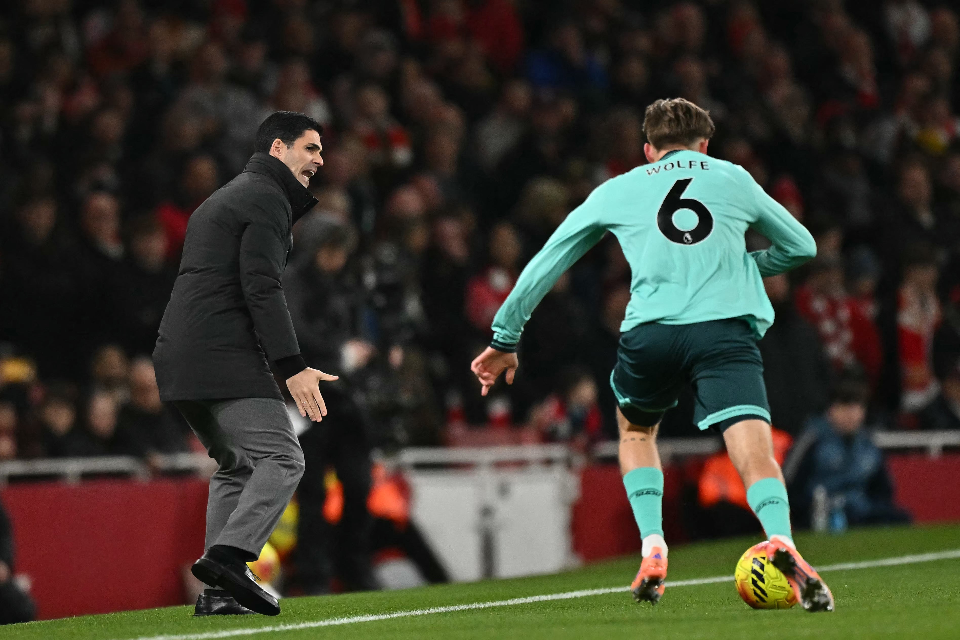 Arsenal require two own goals to beat Premier League strugglers Wolves