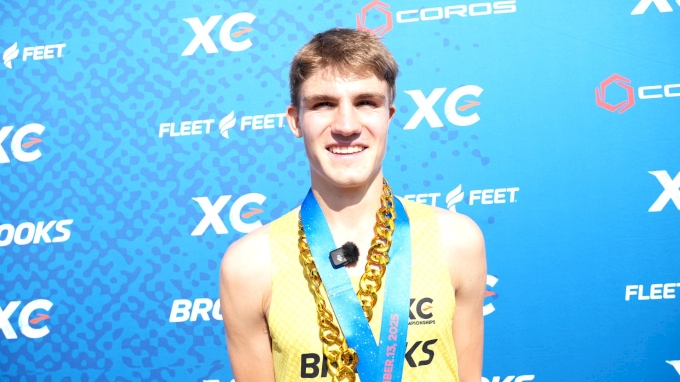 Jackson Spencer After Winning the Brooks XC Championship and Completing ...