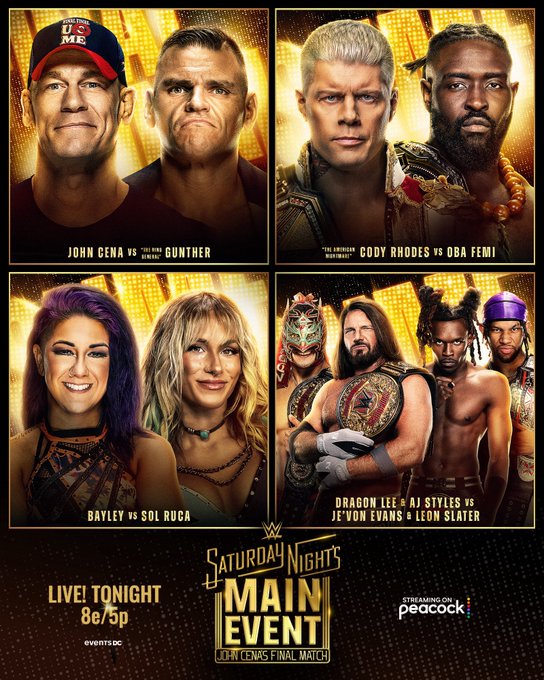 Retiro de John Cena: ¿Dónde ver y quién lucha en WWE Saturday Night's ...