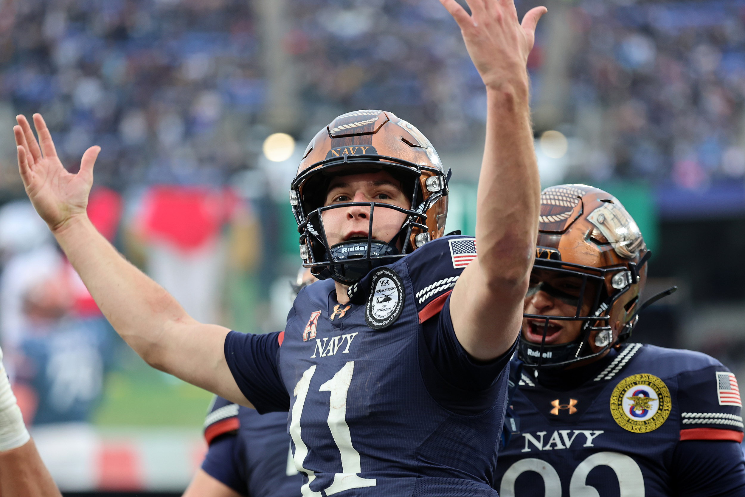 Bloody hand and all, Blake Horvath powers Navy to win over Army
